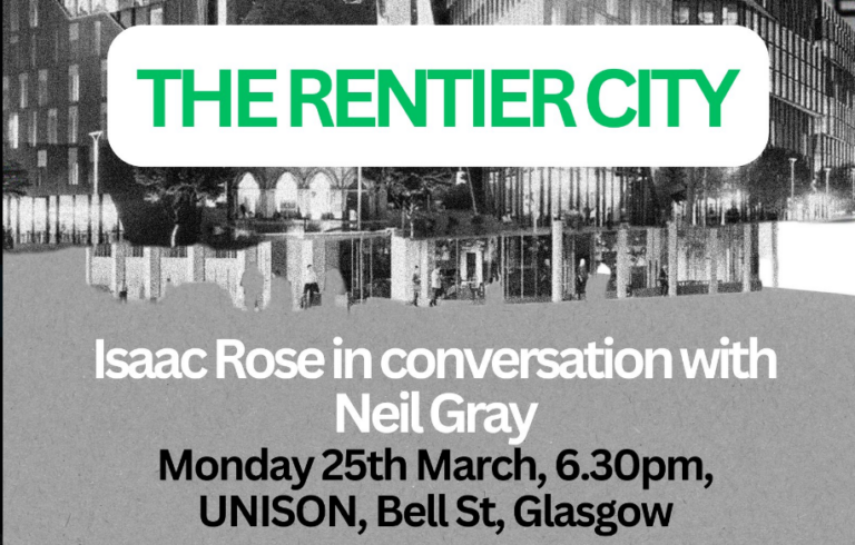 Glasgow: The Rentier City w/ Isaac Rose - Repeater Books